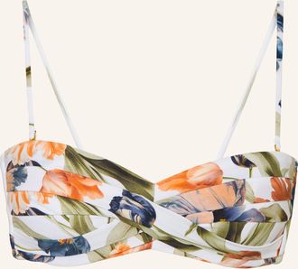Maryan Mehlhorn Maryan Mehlhorn Bandeau-Bikini-Top Tulipe weiss