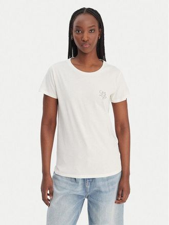 Liu Jo T-Shirt TA6056 JS923 &Eacute;cru Regular Fit