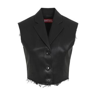 Diesel G-Baryt Weste - - Jackets - Damen - Schwarzk - S
