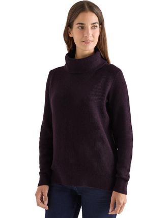 Cecil Damen 3017072 Strukturpullover, Eggplant Red, L EU
