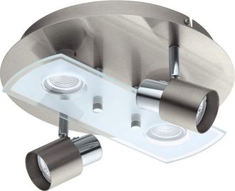 Eglo Eglo Lampe Leuchte Wohnraumleuchte Wohnlampe Wandlampe Elektroleuchte DL/4 Chrom/Nickel-m. Pawedo-SD