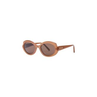 Loewe Lunettes de soleil fines Mini Oval Slim