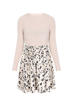 Faina Kleid Frauen Beige