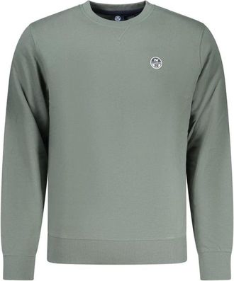 North Sails Homme, Sweatshirts et sweats &agrave; capuche, Vert, Taille: 2XL SweaT-shirt en coton Verde
