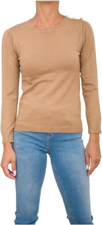 Emme Di Marella Emme DI Marella, Femme, Pulls, Brun, Taille: 44 FR Mosca-005