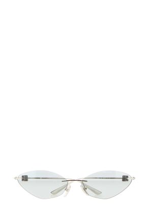 Balenciaga Light Grey Description 1:t Metallic Occhiali Da Sole Sunglasses