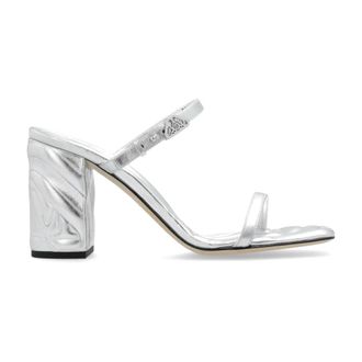 Alexander McQueen Mules mit Absatz - - Shoes - Damen - Grau - 39 EU