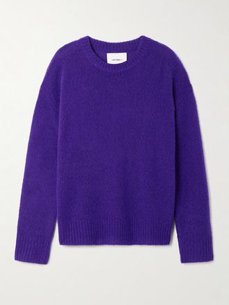 Lisa Yang Pull En Cachemire Et Soie M&eacute;lang&eacute;s Lova - Violet