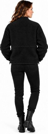 Sublevel Fleecejacke SUBLEVEL Teddyfleece Jacke Damen &Uuml;bergangs Herbst Jacke microfleece