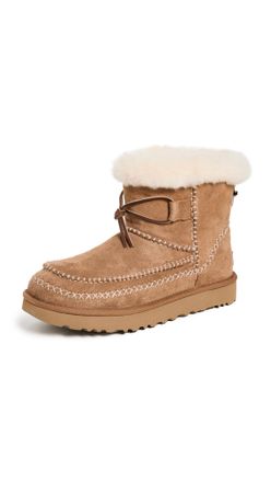 UGG Damen Classic Mini Alpine Fashion Boot, Kastanie, 38 EU