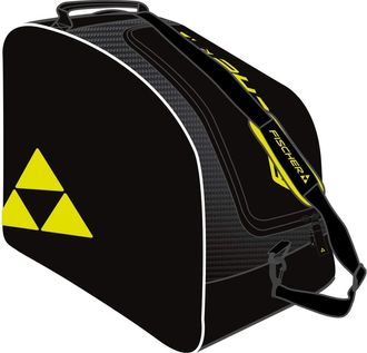 Fischer Z04115 Skischuhe und Helmtasche Alpine ECO, schwarz/Gelb, 56 x 37 x 30 cm, 62 L