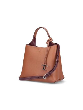 Tod's Tods Crossbody Bags - Logo Handbag - Brown - Gr. unisize - in Beige - f&uuml;r Damen