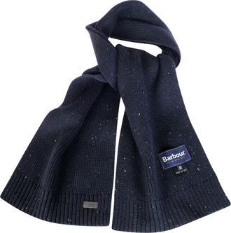 Barbour Homme, Accessoires, Bleu, Taille: ONE Size Carlton Fleck Bonnet & &Eacute;charpe