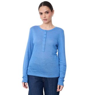 Notshy Femme, Pulls, Bleu, Taille: 38 FR Corinne Blue Jeans