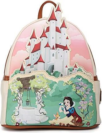 Loungefly Mini sac à dos Disney Snow White Castle Series, blanc, taille unique