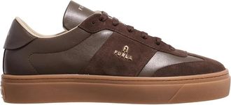 Furla Low-Top Sneaker - Vitello Soft+Crosta Sporty - Gr. 37 (EU) - in Braun - f&uuml;r Damen