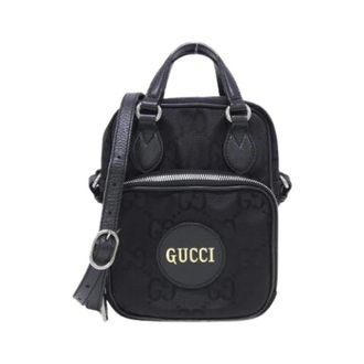 Gucci Pre-owned Off The Grid GG Nylon Leder Schultertasche - - Pre-owned - Damen - Schwarzk - ONE SIZE