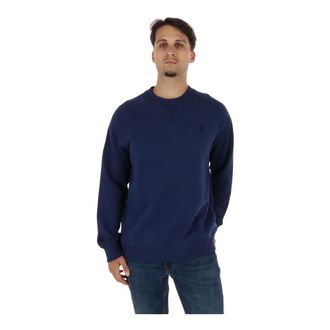 Timberland Homme, Sweatshirts et sweats &agrave; capuche, Bleu, Taille: S SweaT-shirt &agrave; col rond
