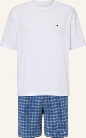Tommy Hilfiger Shorty-Schlafanzug blau