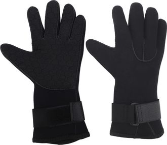 Generic rutschfeste Tauchhandschuhe, 5 Mm, Verdicktes Schutzmaterial Zum Angeln, Schnorcheln, Wasseraktivit&auml;ten, 2 St&uuml;ck Neopren (L)
