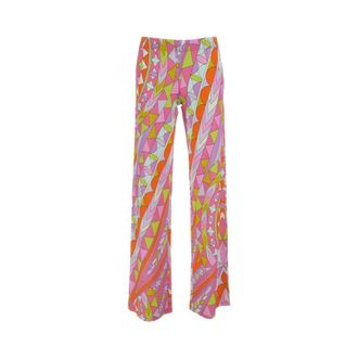 Pucci Femme, Pantalons, Multicolore, Taille: 38 FR Straight Pantalons