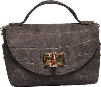Roberta M Zweifarbig Rindsledertasche