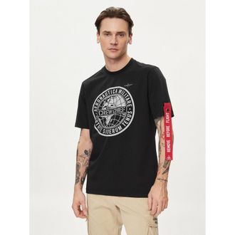 Aeronautica Aeronautica Militare T-Shirt 241TS2208J635 Schwarz Regular Fit