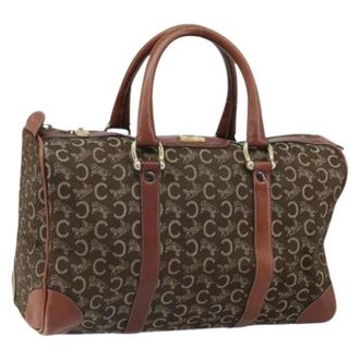 Celine Sac &agrave; main Pre-owned Vintage en toile - Femme - Pre-owned - Brun - Taille: ONE Size