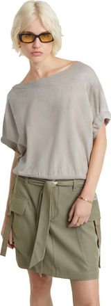 G-Star G-Star RAW Womens Knits Blousy Boat Neck Jumper Loose wmn, Beige (Brick D24596-D597-150), S