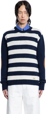 Valentino Striped Wool Cashmere Jumper