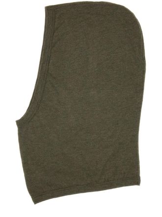 Rick Owens RP02E4434_JR25 Knitted Viscose Hood Winter Hat - Green