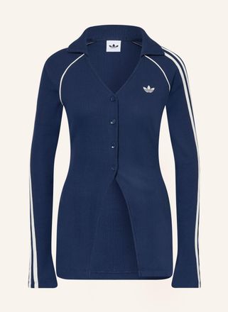 adidas Originals Adidas Originals Jerseyjacke Adidas Originals Button Down Waffle blau