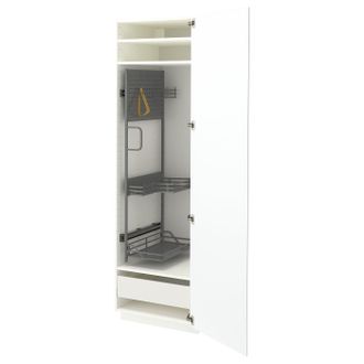 IKEA METOD / MAXIMERA Hochschrank mit Putzschrankeinr