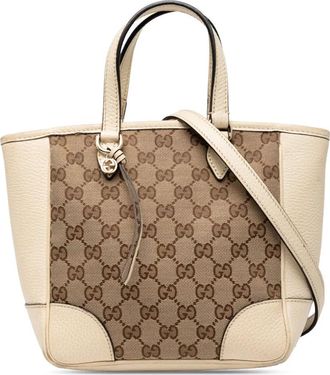 Gucci 2000-2015 Small GG Canvas Bree satchel - Marron