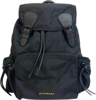 Burberry unisex, Pre-owned, Noir, Taille: ONE Size Sac &agrave; dos vintage Pre-owned