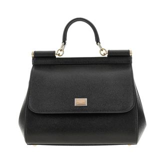 Dolce & Gabbana Dauphine Sicily Tasche in Large - - Bags - Damen - Schwarzk - ONE SIZE