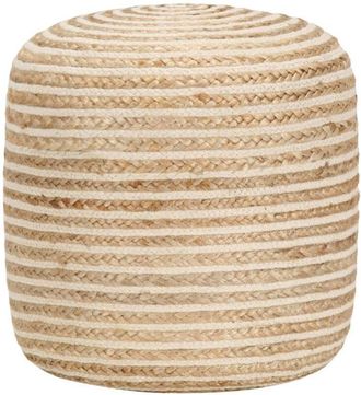 vidaXL Vidaxl - Pouf fait &agrave; la main 40 x 45 cm Jute
