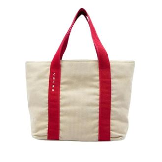 Prada Sac Cabas Vintage Pr&eacute;-poss&eacute;d&eacute; - Femme - Pre-owned - Beige - Taille: ONE Size