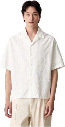 Kenzo Chemise Hawa&iuml;enne Manches Courtes Tigre - Homme - Chemises - Beige - Taille: L