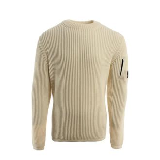 C.P. Company C.p. Company, Homme, Pulls, Beige, Taille: L Pull Ras du Cou