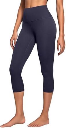 Generic Legging pour femme Capri Yoga Pantalons de levage fessier Shapewear Contr&ocirc;le du ventre V&ecirc;tements pour femmes, bleu marine, XXL