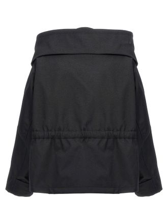 Balenciaga Oversized Canvas Jacket - Black