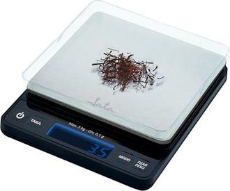 Jata Hogar 773 - K&uuml;chenwaage Hohe Pr&auml;zision, Kapazit&auml;t 3 kg, grau