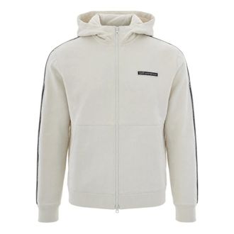 Emporio Armani SweaT-shirt zipp&eacute; Logo Series - Homme - Sweatshirts et sweats &agrave; capuche - Beige - Taille: XL