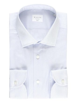 Xacus Gestreiftes Hemd - Blau