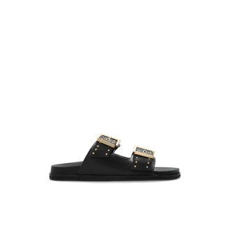 AllSaints Leder-Schlappen Magda - - Shoes - Damen - Schwarzk - 41 EU