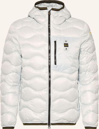 Blauer Daunenjacke Wave blau