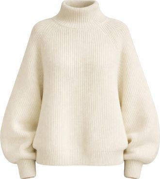 Worldclassca Oversizepullover Oversized Strickpullover mit Stehkragen