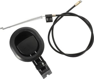 BESPORTBLE HOMOCONO Recliner Release Pull Handle mit Zugseil Ersatzgriff f&uuml;r M&ouml;belteile Passend f&uuml;r Relaxsessel und Sofas Robustes Schwarzes Oval Einfache Montag