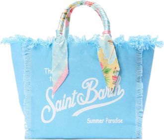 MC2 Saint Barth Femme, Sacs, Bleu, Taille: ONE Size Vanity Foulard Jungle Shoulder Bag